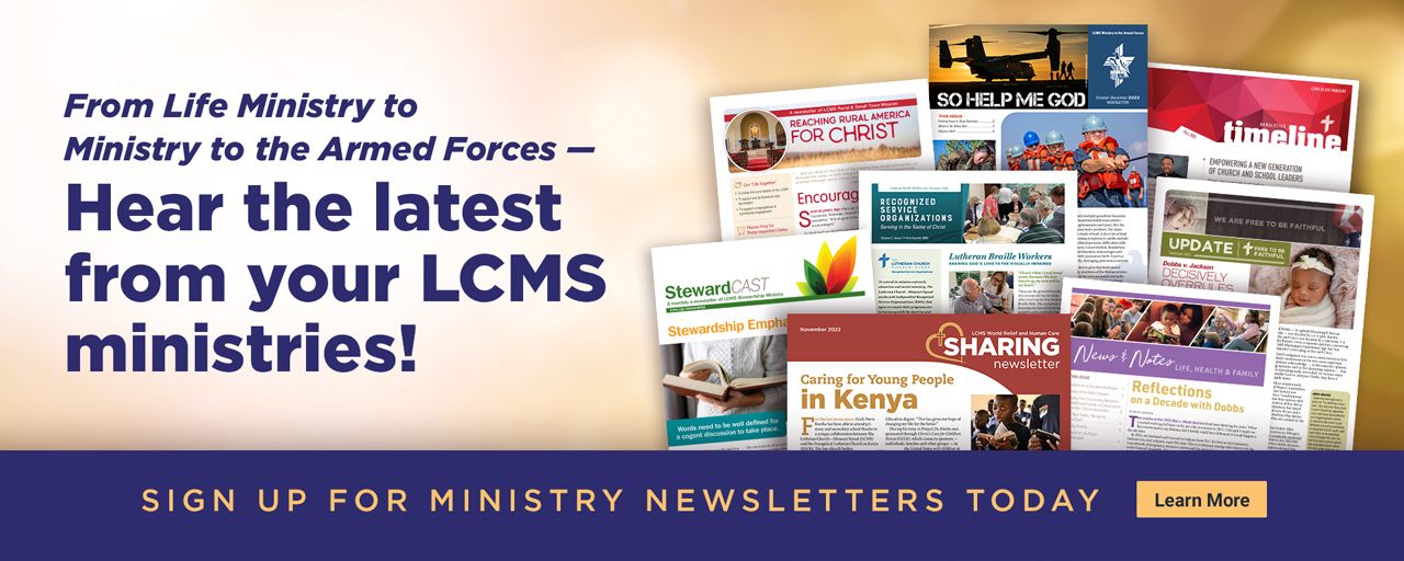 LCMS.org - The Lutheran Church—Missouri Synod